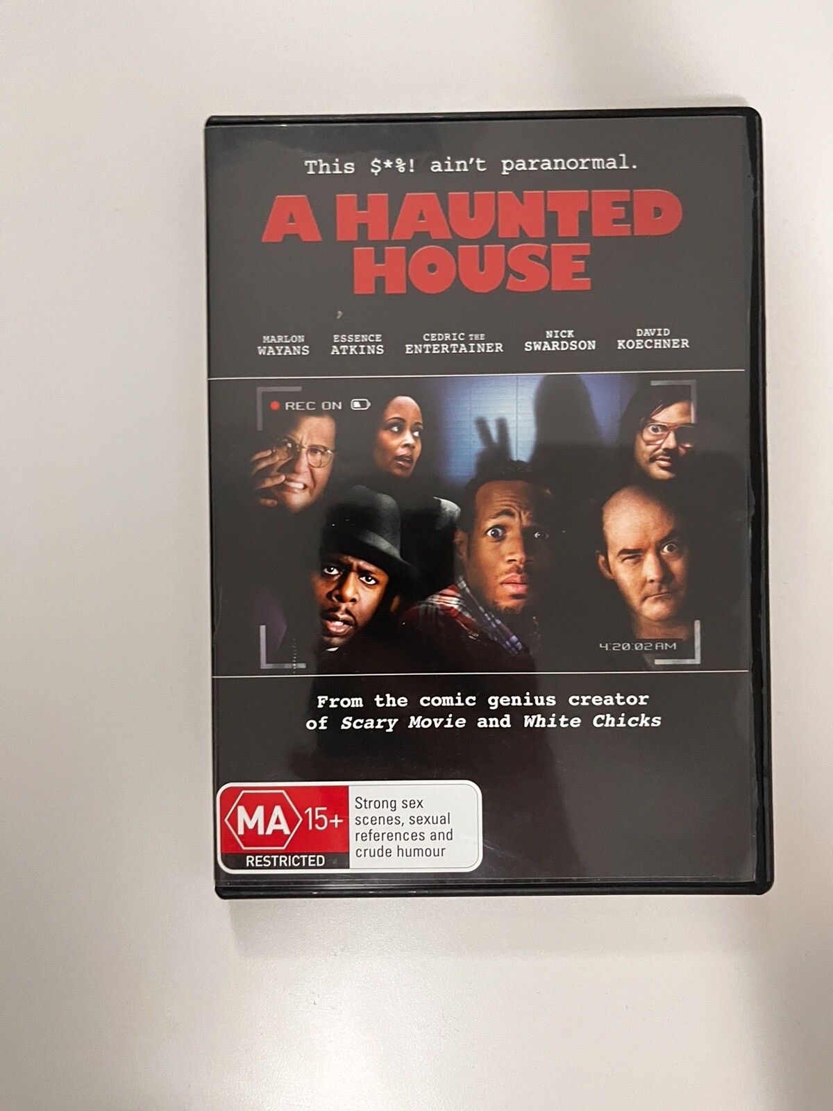 A Haunted House Movie Dvd Cover