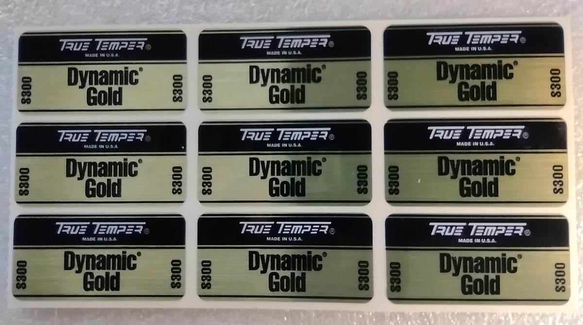 Golf Club Labels Shaft