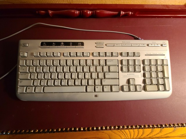 HP Internet Wired Computer Keyboard PN 5187-7583 Model 5181 for sale ...