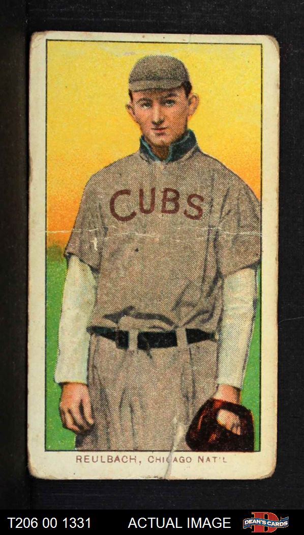 1909 T206 Ed Reulbach Glove Shows Cubs RARE VARIATION 1 - POOR | eBay