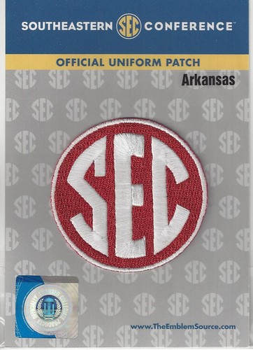 Arkansas SEC Conference Jersey Uniform Patch 100% Official College ...