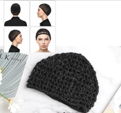 Tubi Hair Net Knit Dominican Gorro Mesh Crochet Snood Short Hairnet ...