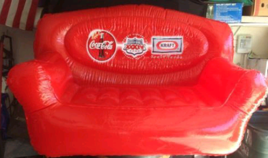 Vintage Coca Cola Inflatable Couch Never Inflated Super Bowl 34 (2000 ...