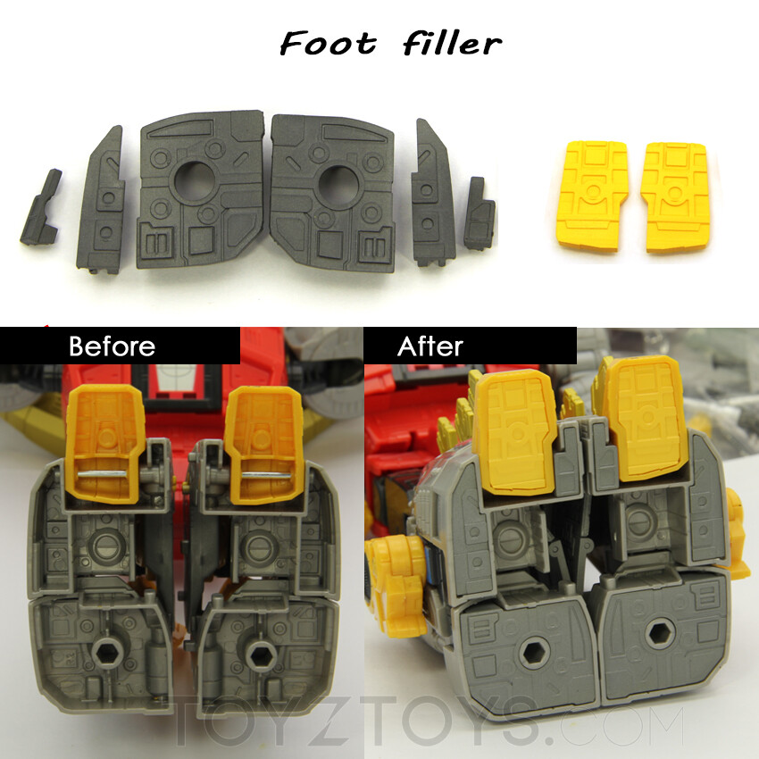 Arm Leg Foot Filler Gun Upgrade Kit For Studio Series SS-86 Snarl ...