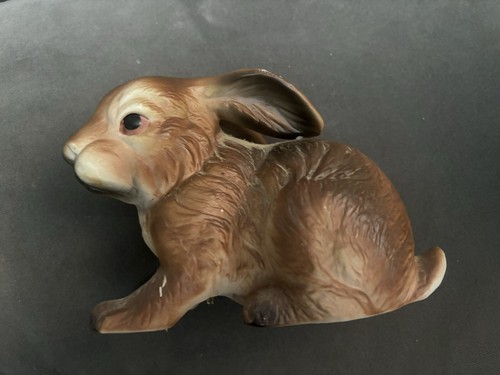 Ceramic Brown Bunny Rabbit Figurine Whimsical Decor Price Products ...