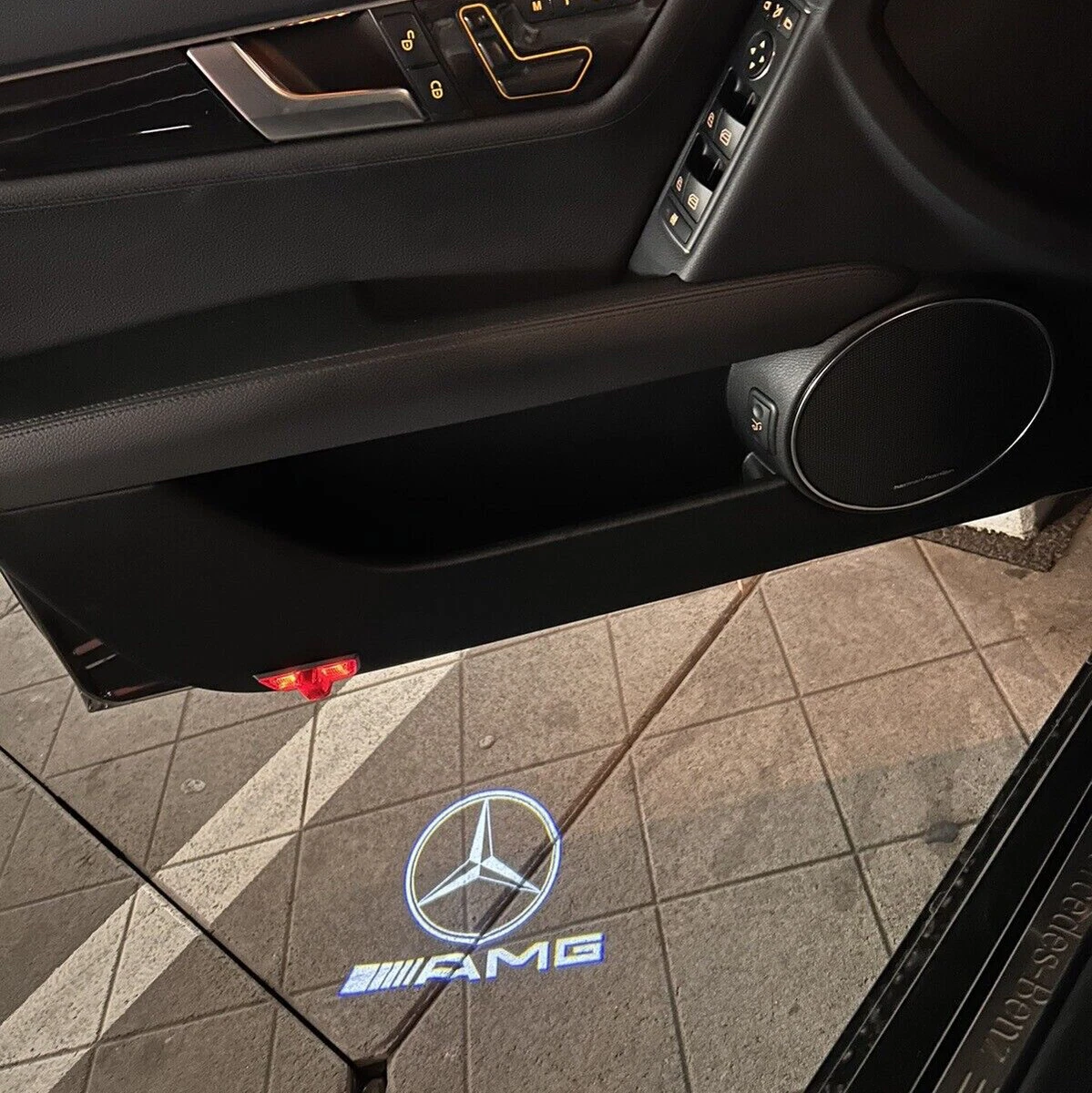 Mercedes Benz Led Emblem Car Logo Projection Lamp Kucehiup Car Led Door ...