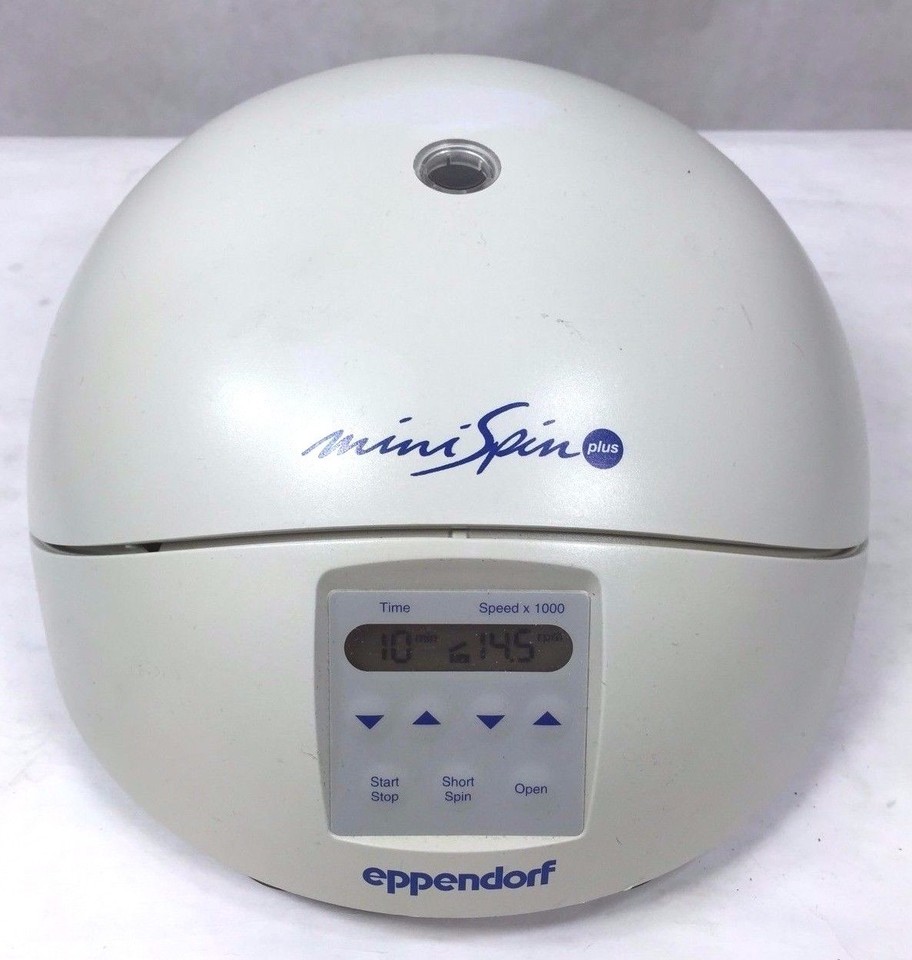 Eppendorf 5453 MiniSpin Plus Micro Centrifuge w/ F45-12-11 Rotor & Lid ...
