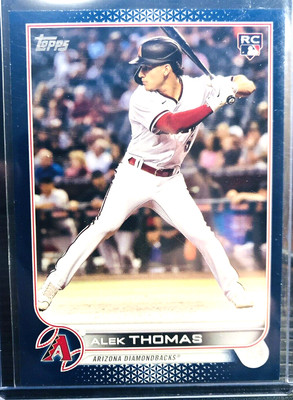 2022 Topps Update ROYAL BLUE SP Alek Thomas Rooke Card RC | eBay