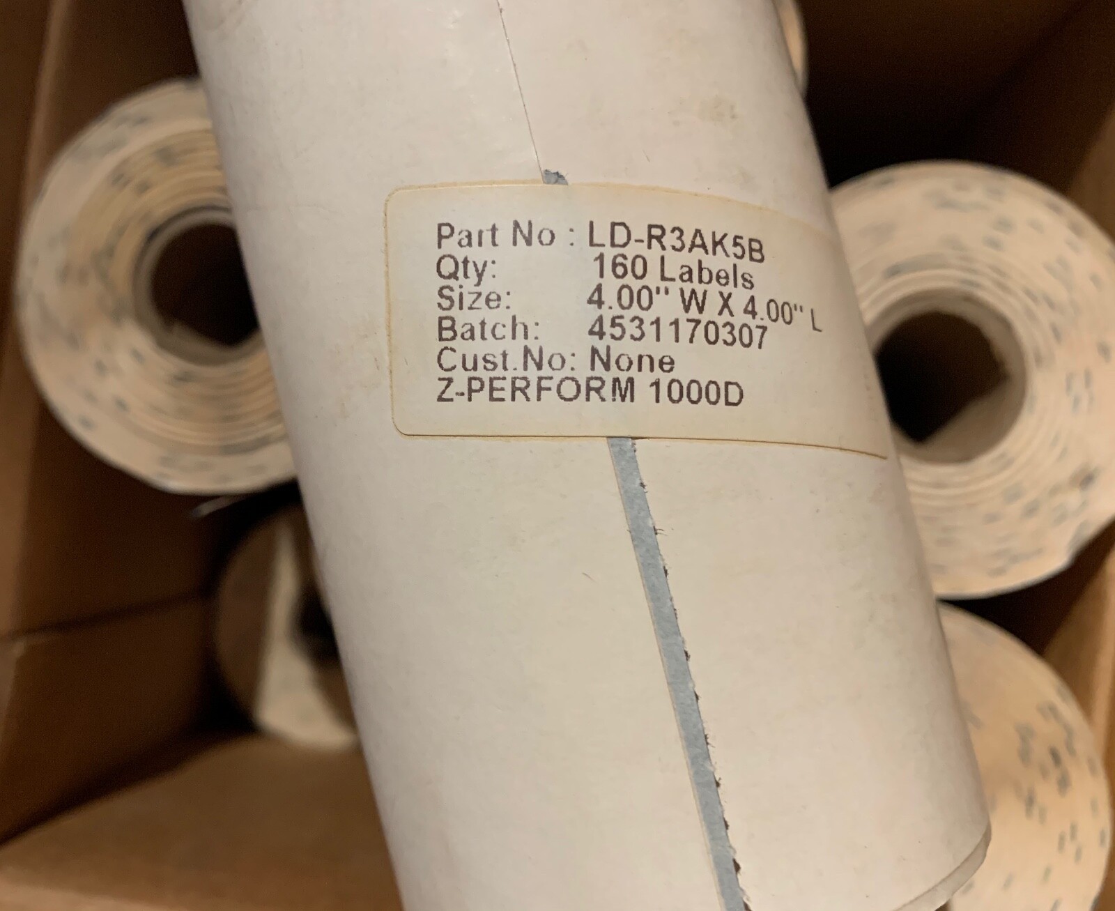 Zebra 18 Pack Z-Perform 1000D Label Genuine OEM LD-R3AK5B | eBay