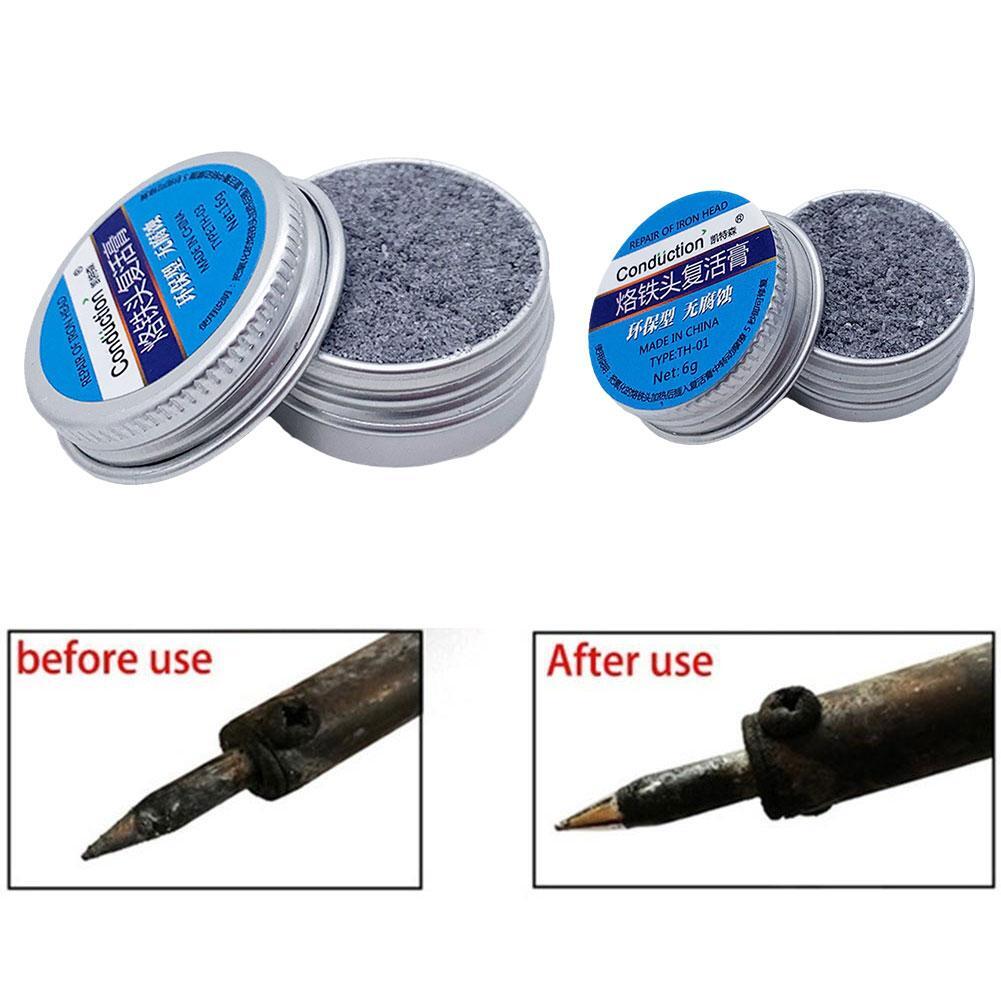 Tin Clean Paste Soldering Iron Tip Refresher Resurrection Plaster Cream ...