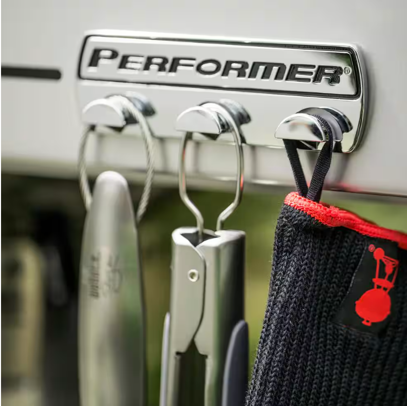 Weber Performer Deluxe 22 in. Charcoal Gril Thermometer and Digital ...