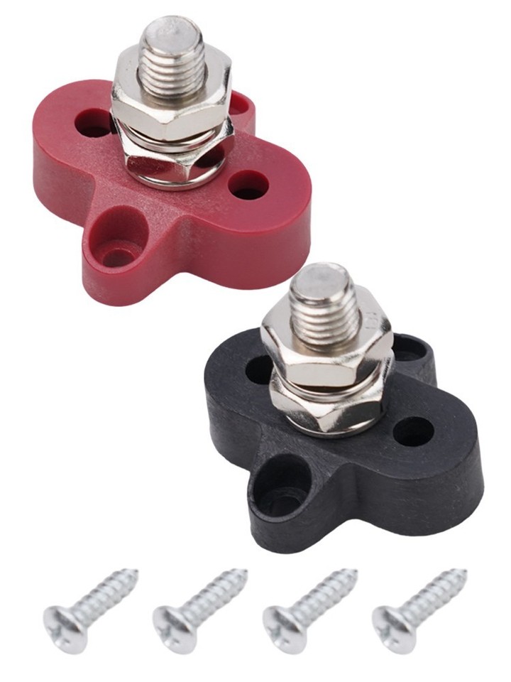 Terminal Block Studs Automotive Tools 1 Pair Battery Power Distribution ...