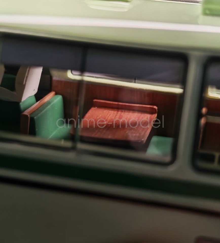 1:64 Green HEC GMC Motor Home Road Trip RV Van Diecast Resin Toy Model ...