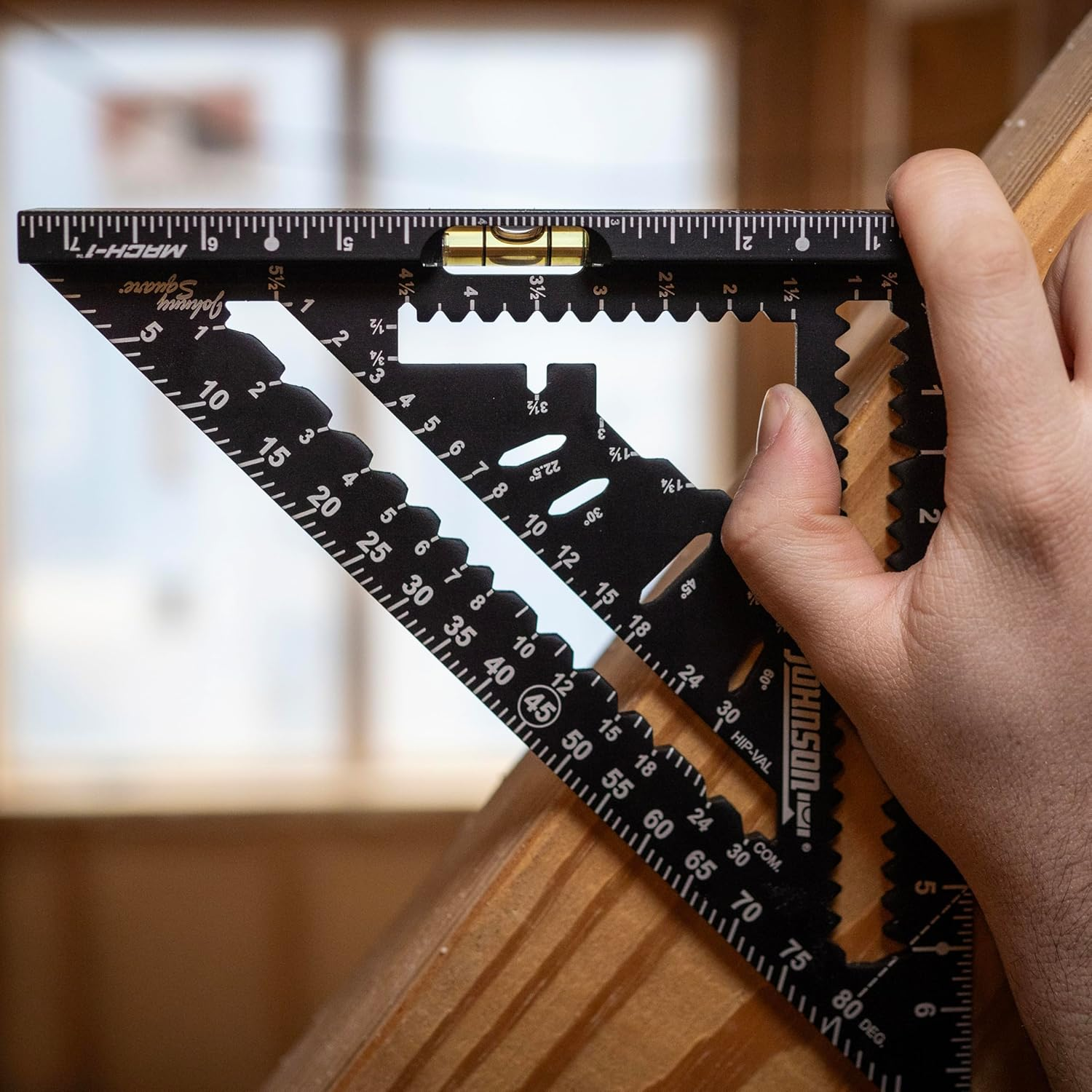 Level & Tool 1904-0700V 7-1/4" Johnny Square MACH-1 Smart Mark Rafter ...