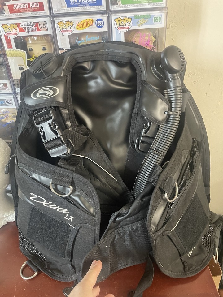 SeaQuest Diva Women’s LX BC BCD Weight Integrated Sz Small Scuba Dive ...
