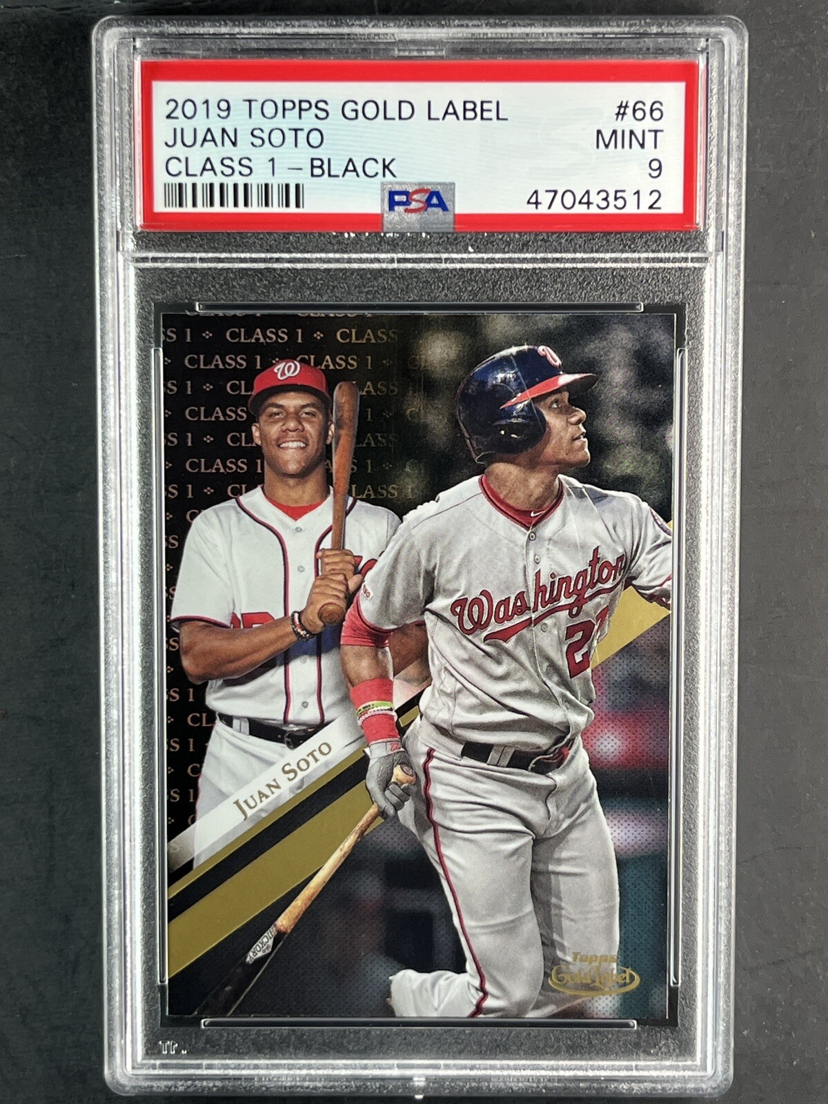 2019 Topps Gold Label Class 1 Black #66 Juan Soto PSA 9 💎🔥 | eBay