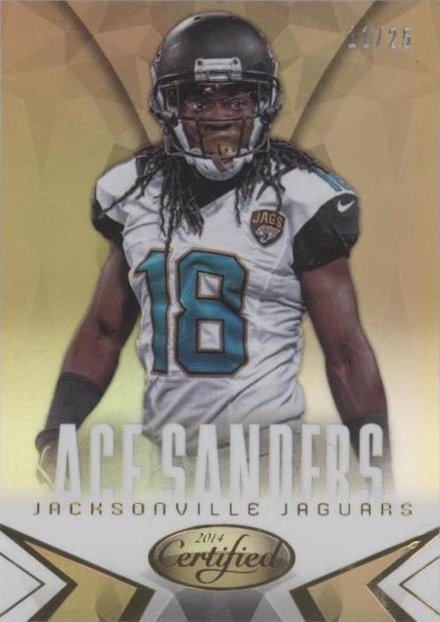 2014 Panini Certified - Ace Sanders #46 Mirror Gold /25 for sale online ...