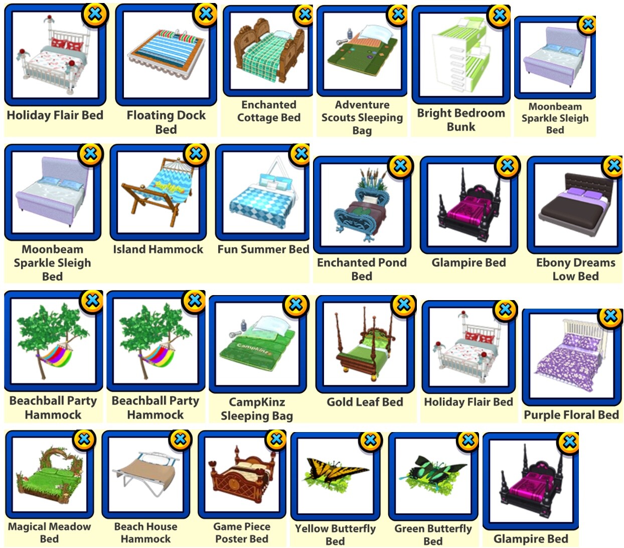 Webkinz virtual Beds - retired, promo, challenges, hard to find (PICK ONE) | eBay