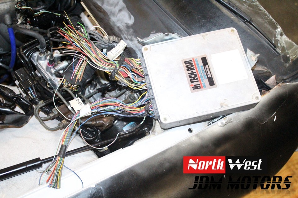 JDM Toyota 1JZ-GTE VVTI Engine w/ R154 Transmission SINGLE TURBO JZX100 ...