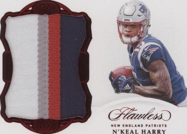 2019 Panini Flawless - Rookie Patches N'Keal Harry #PAT-NKH Ruby /15 ...