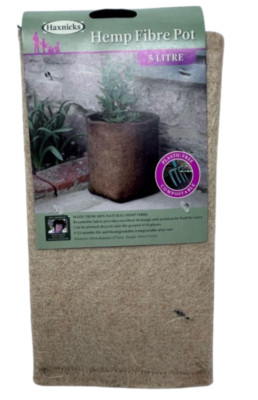 5L Hemp Fibre Pots - Plastic Free - Compostable | eBay UK