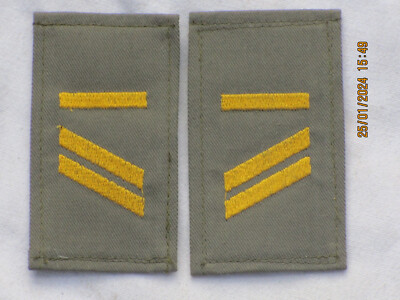 Navy Rank Insignia: Private First Class UA, Gold/Olive, Officer ...