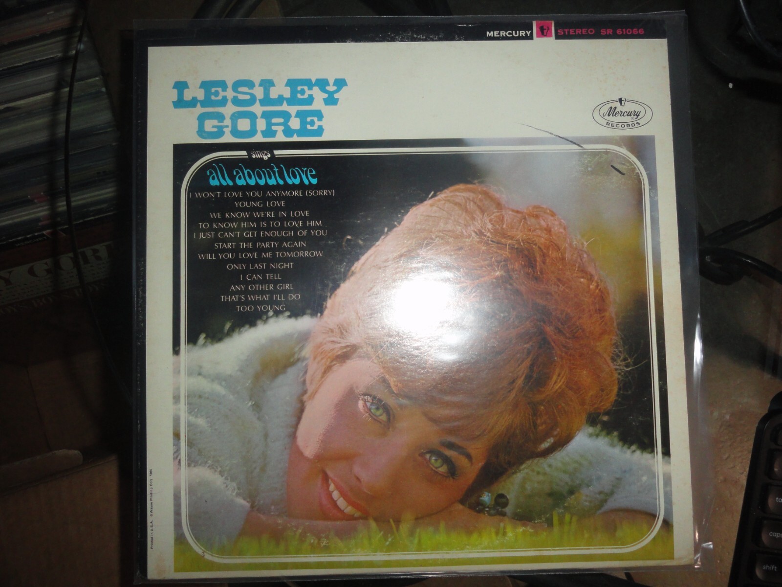 VINYL RECORD LP LESLEY GORE ALL ABOUT LOVE #2 MERCURY RECORDS SR-61066 ...