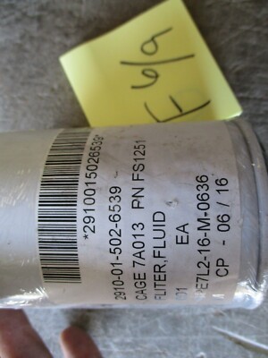 5 NOS Fuel Water Separator Filter Cartridges PN 33472, for Military ...