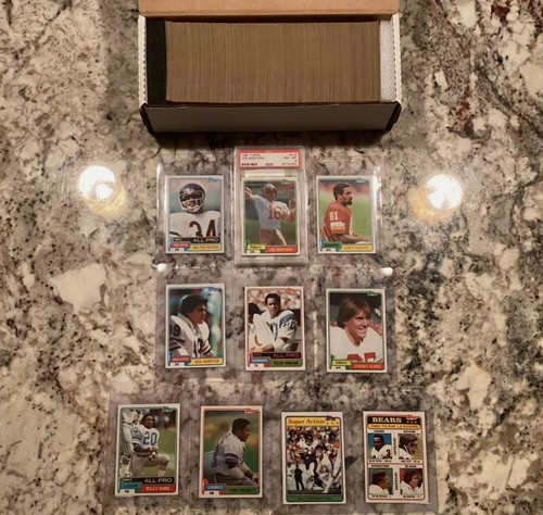 1981 Topps Football Complete Set #1-528 NM To Mint with a Nice PSA 8 ...