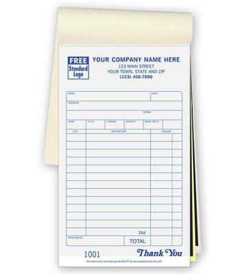 500 Medium Classic Sales Forms in Books / Nebs/Deluxe No. 2501 / 3 Part ...