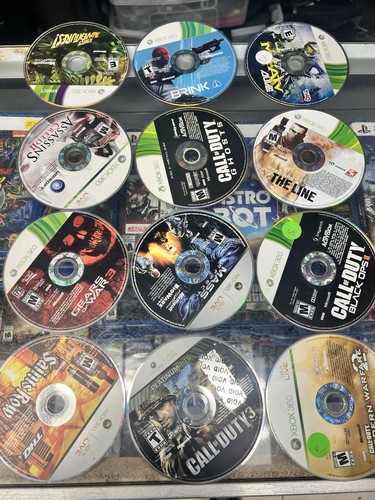 12 Scratched Xbox 360 Games : As Is - Not Tested . Needs Resurfacing ...