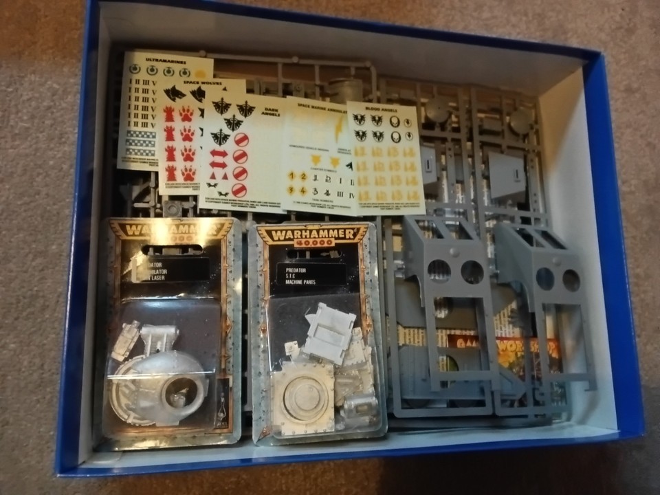 Games Workshop Warhammer 40k 1997 Space Marine Predator Annihilator ...