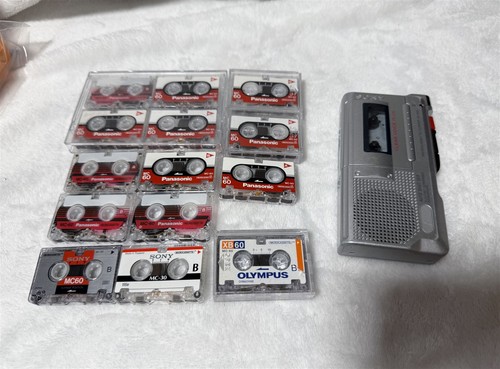 SONY CLEAR VOICE PLUS MICROCASSETTE CORDER M-455 AUDIO RECORDER W ...