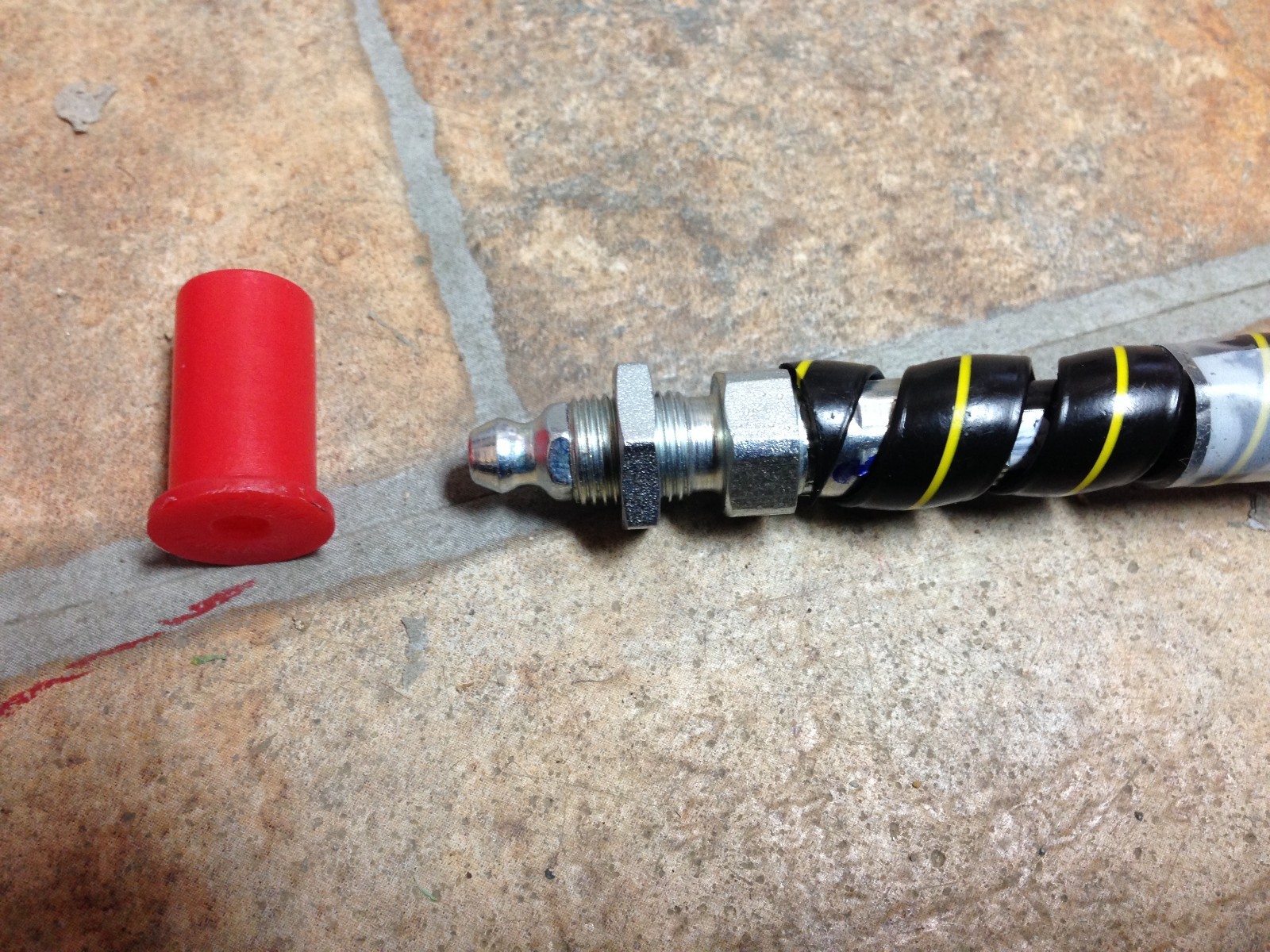 Parker Remote Mount Lube Hose / High Pressure - 23¾" Long Parker # 346 ...