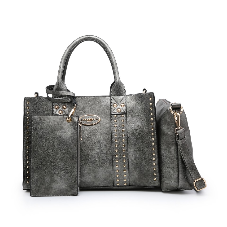 3pcs Dasein Women Handbags Satchel Shoulder Purse Tote Top Handle ...