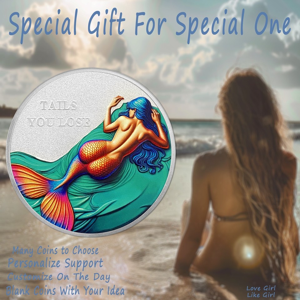 Token Challenge Coin Sexy Lady Good Luck Heads Tails Funny Gifts for Men Husband | eBay