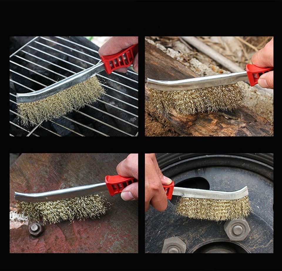 Heavy Duty Stainless Steel Wire Brush, for Strong Cleaning Welding Slag ...