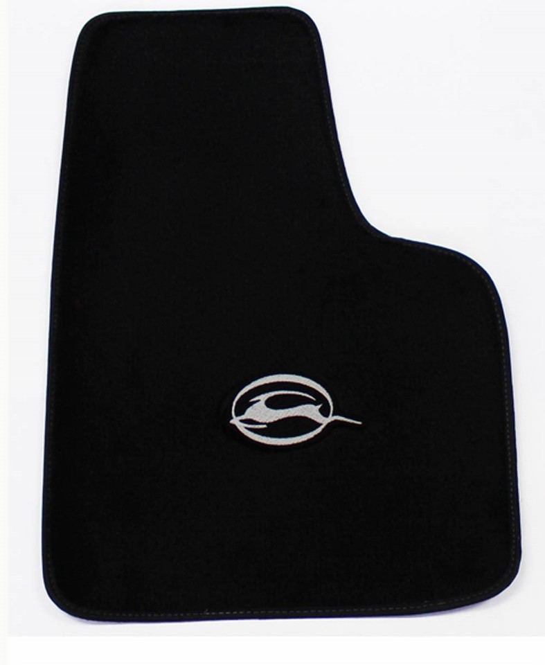 2006-2014 Chevy Impala Black Carpet Floor Mats Embroidered Logo Silver ...