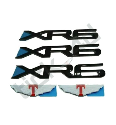 Falcon EF EL XH XR6 Black Fender Emblem Badge ×3 Plus Tickford Wings ×2 ...