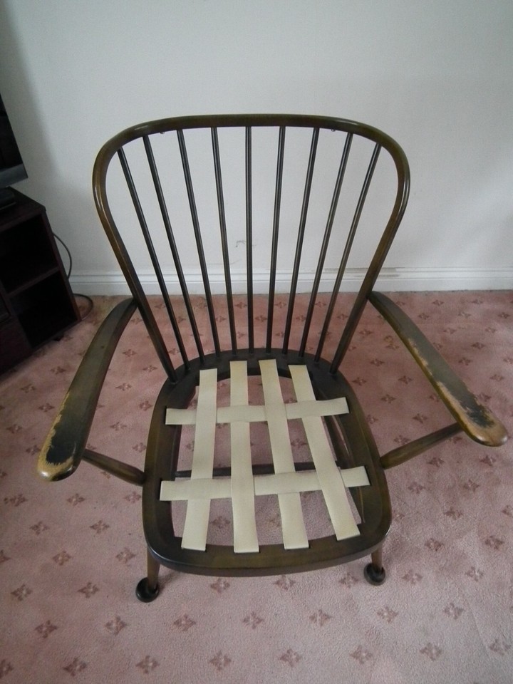 Vintage Ercol Windsor 477 low back / 478 high back easy chair set | eBay UK