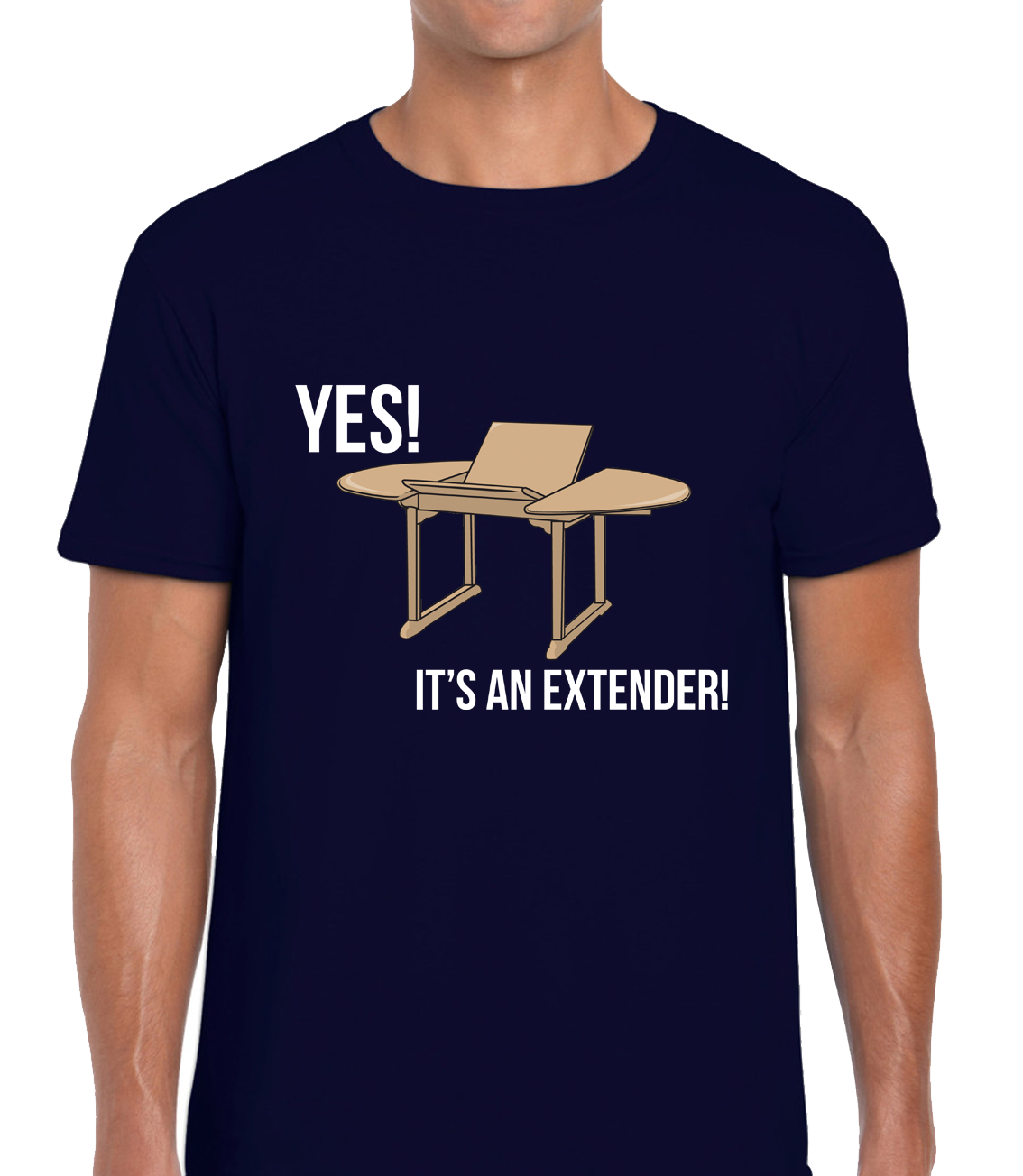 YES! IT'S AN EXTENDER MENS T SHIRT JOKE PARTRIDGE DESIGN FUNNY ALAN ...