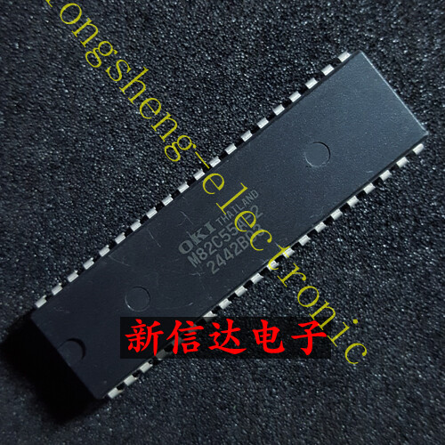 1pcs M82C55A-2V Encapsulation:PLCC-44,CMOS PROGRAMMABLE PERIPHERAL New ...