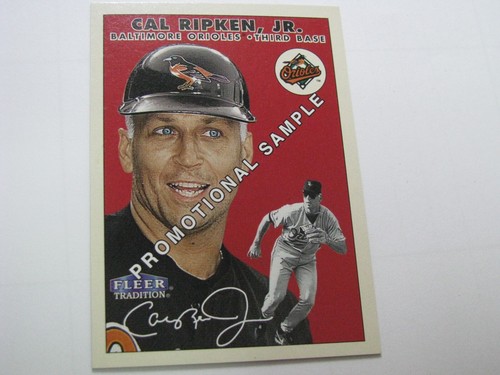 Baseball Cal Ripken Jr Baltimore Orioles Promo Card Limited Edition ...