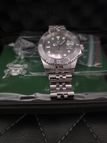 Steeldive Gray SD1953 Seiko NH35 Automatic 300m Dive Watch Sapphire ...