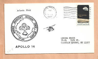 APOLLO 14 LAUNCH ATLANTIC FLEET JAN 31,1971 SPACE COVER NASA | eBay