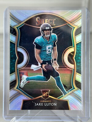 JAKE LUTON 2020 Panini Select RC Rookie SILVER PRIZM Concourse Level ...