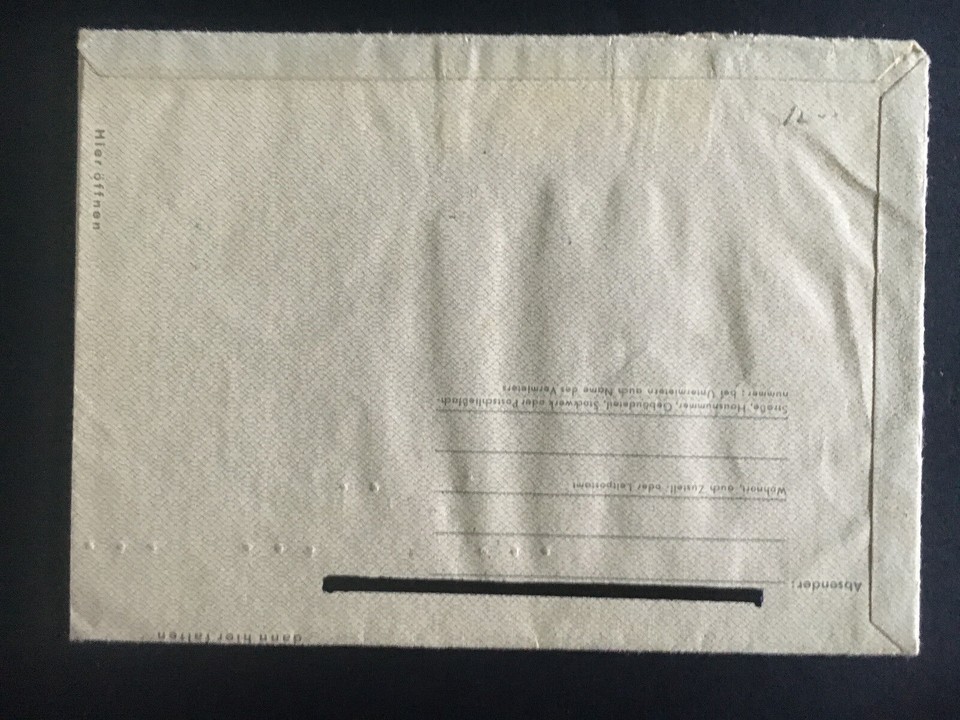 1957 East Germany DDR Ravensbruck KZ concentration camp first day Cover ...
