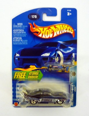 Hot Wheels Jaded #175 Roll Patrol 8/10 Black Die-Cast Car + Atomix ...