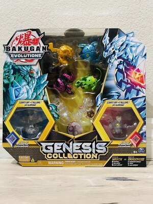 BAKUGAN EVOLUTIONS GENESIS COLLECTION LIGHTS UP IN 6 COLORS **NEW ...