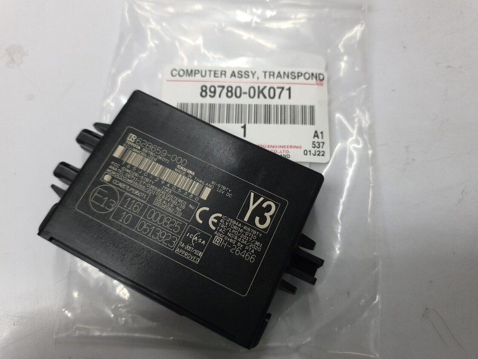 4 set COMPUTER ASSY 89780-0K071 HILUX REVO FORTUNER GENUINE | eBay